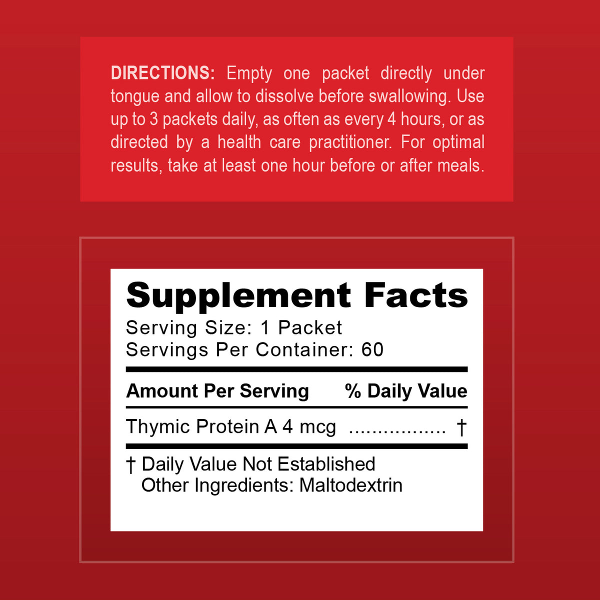 ProBoost Thymic Protein A: 60-ct Pouch